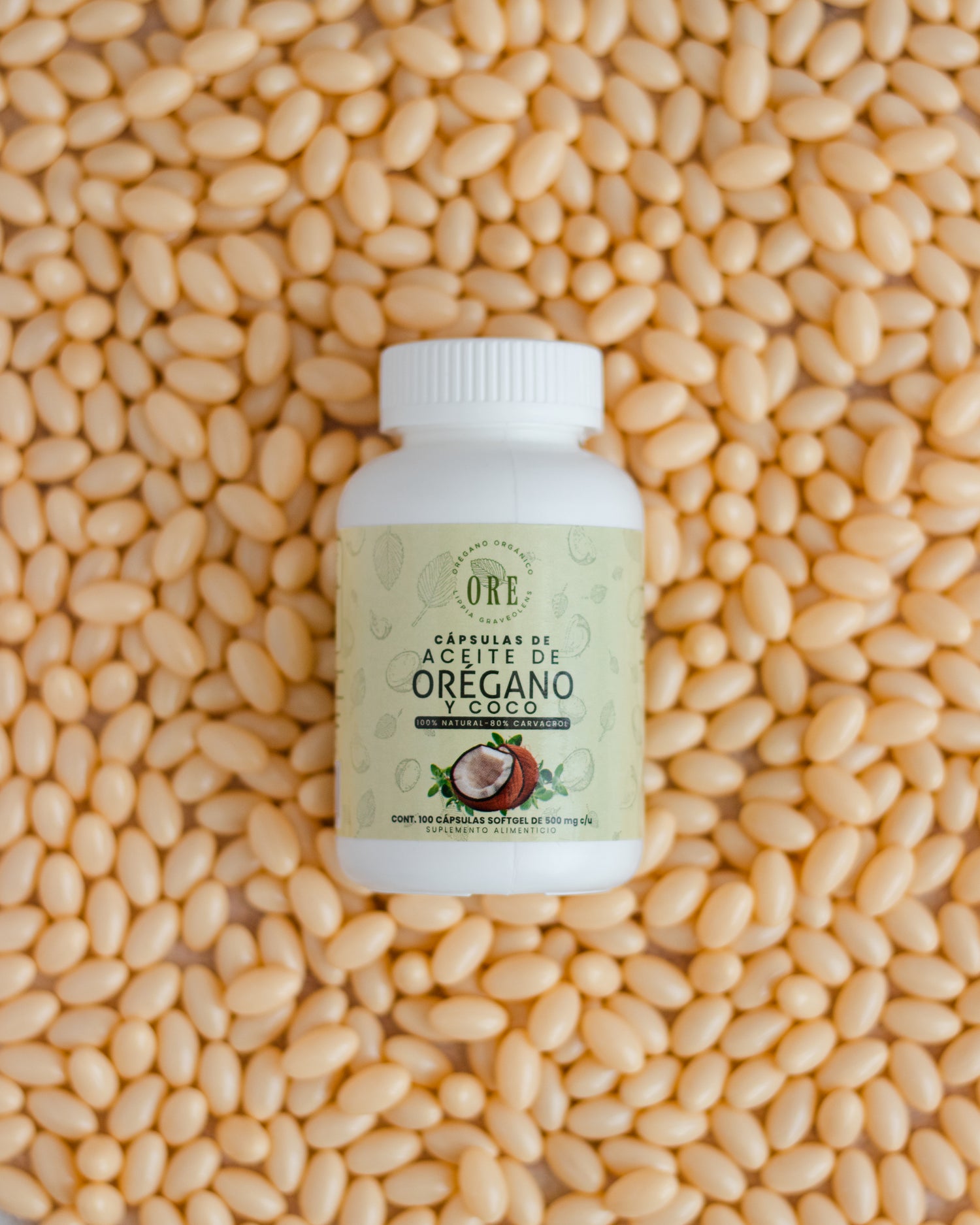 Aceite De Orégano Y Aceite De Coco En Cápsulas 100 Pzas ORE | Cápsulas ...